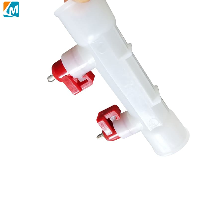 Chicken Nipple Drinker With Double Dripping Cup Hanging Water Drip Cup ...