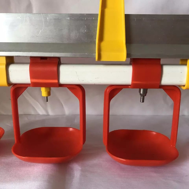 Plastic Drinking Broiler Water Nipple Lubing Hanging Chicken Drip Cup ...