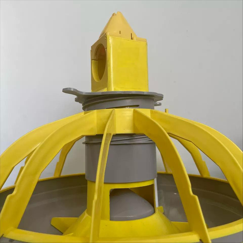 Broiler Chicken Feeder Pan Automatic Feeding System For The Chicken ...