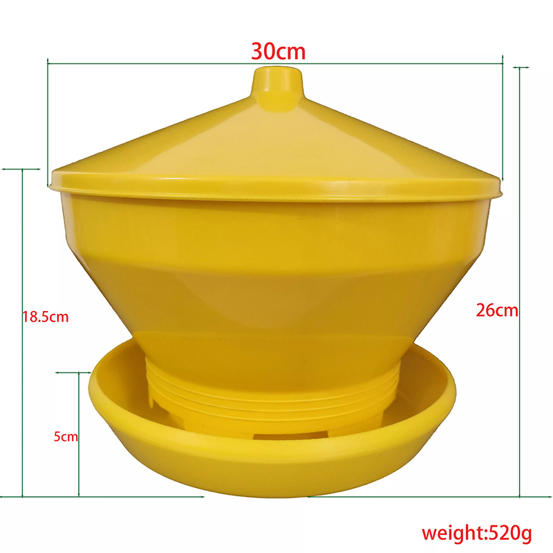 Automatic Turbo Chick Feeder 6kg Baby Chicken Feeders Plastic Poultry ...